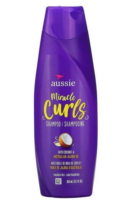 Aussie, Miracle Curls, Shampoo, with Coconut & Australian Jojoba Oil ...