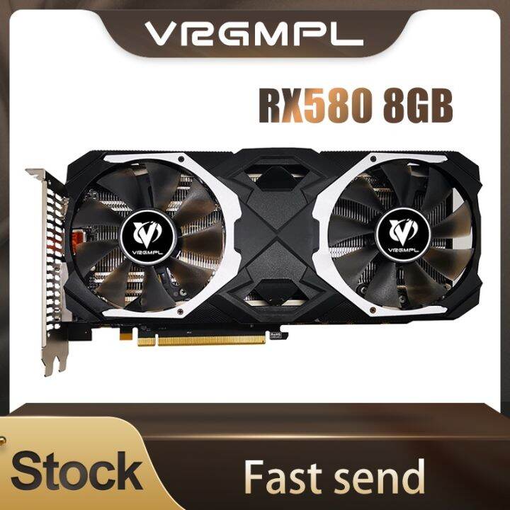 8GB computer graphics card RX580 series 256BIT video card PC games for ...