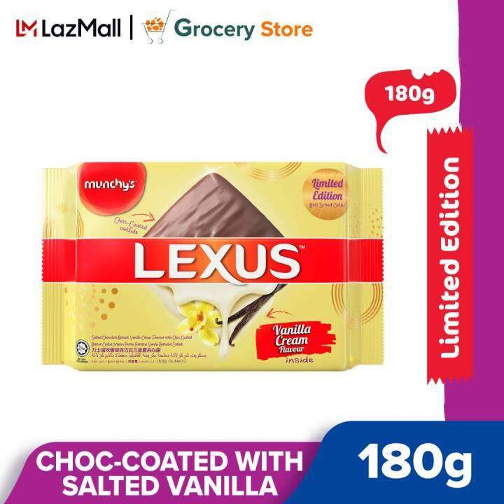 Munchy's Lexus Choc-coated with Salted Vanilla 180gm (Limited Edition ...
