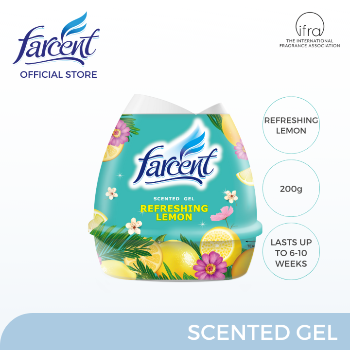 Farcent Scented Gel - Refreshing Lemon 200g | Lazada PH