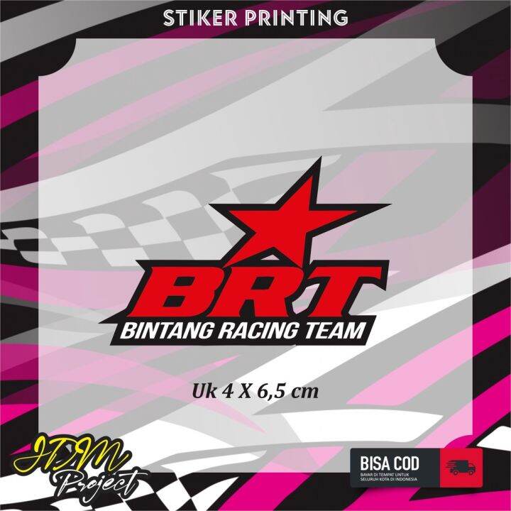 STIKER MOTOR / STIKER RACING / STIKER PRINT CUT BRT Stiker Viral ...