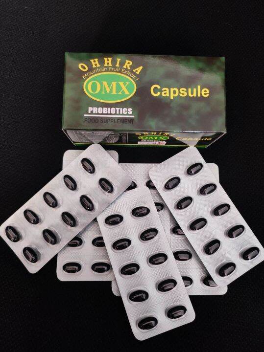 Ohhira OMX Capsules Probiotics Box of 60's- Treating Heartburn and Chest Pain Due to Stomach ...