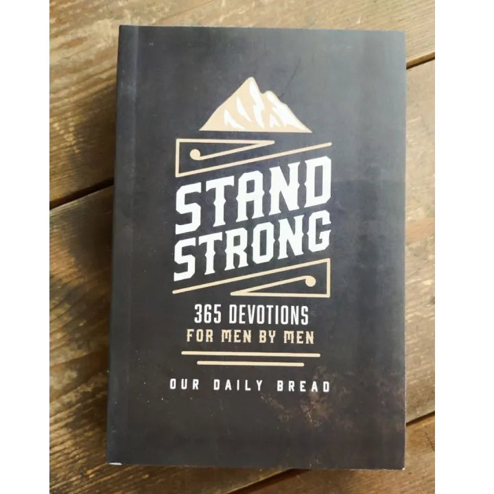 Stand Strong: 365 Devotions for Men by Men (softcover) 6.1 by 4.1 inches | Lazada PH