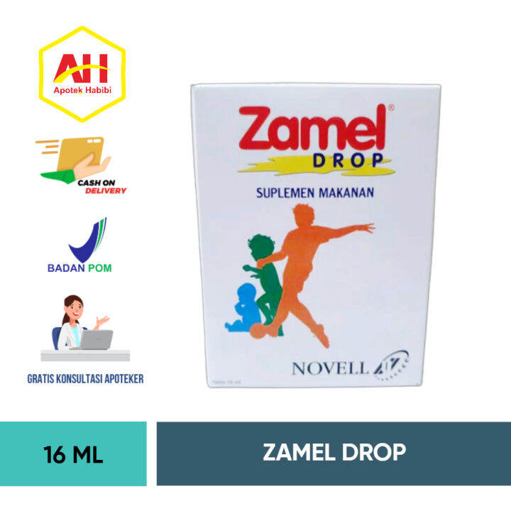 Zamel Drop 16 ml Obat Jamel Drops Drop Jamel Bayi Vitamin nafsu makan ...
