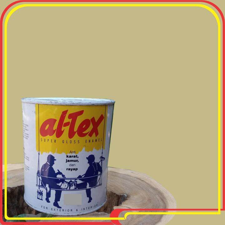 Cat Besi dan kayu Altex 1 liter Warna sago Kode 55 | Lazada Indonesia