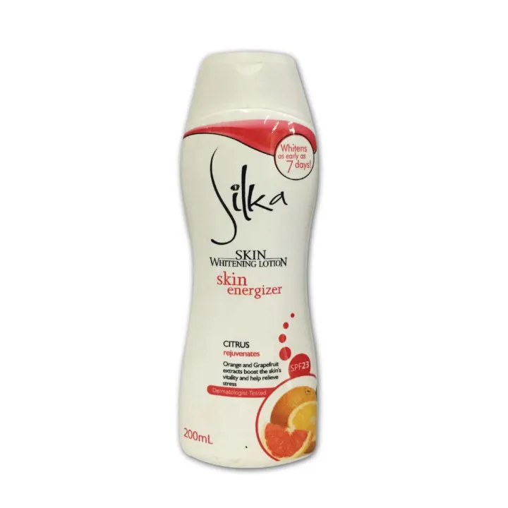 Silka Skin Whitening Lotion - Skin Energizer - Citrus Rejuvenates ...