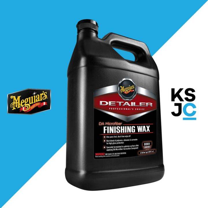 Meguiar's DA Microfiber Finishing Wax D30101(1gallon/3.79L) | Lazada