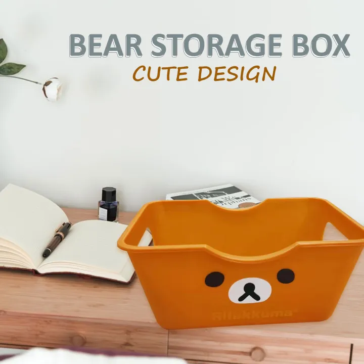 Rectangular Bear Storage Box Mini Desktop Box | Lazada PH