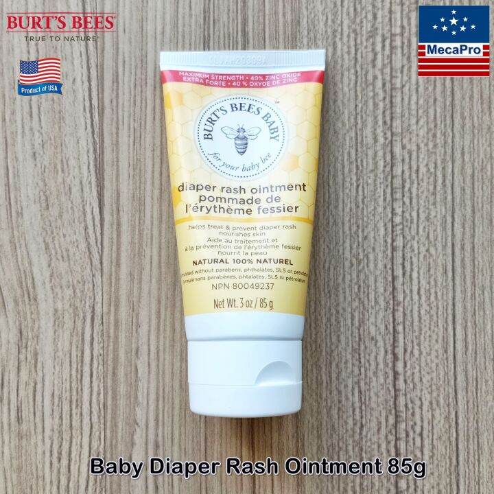 Burt's Bees® Baby Diaper Rash Ointment 85g เบิร์ตส์บีส์ ครีมทาผื่นผ้าอ้อม สำหรับเด็ก | Lazada.co.th