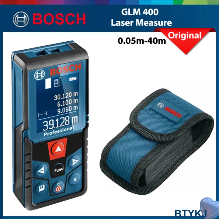 เครื่องวัดเลเซอร์ Bosch ของแท้ GLM 400เลเซอร์แบบมืออาชีพเครื่องวัดเมตร ...