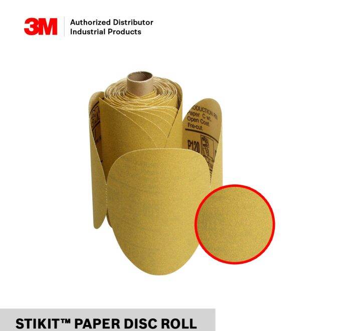 `3M 236U STIKIT DISC ROLL 5INCH grit 100 100SHEETS/ROLL | Lazada PH