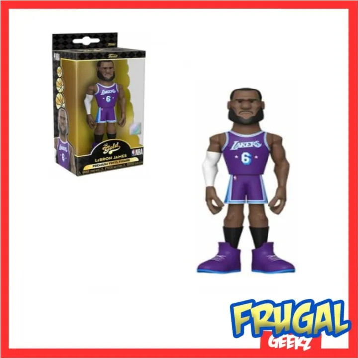 Funko Gold NBA Lakers Lebron James City Edition Premium Vinyl 5-inch ...