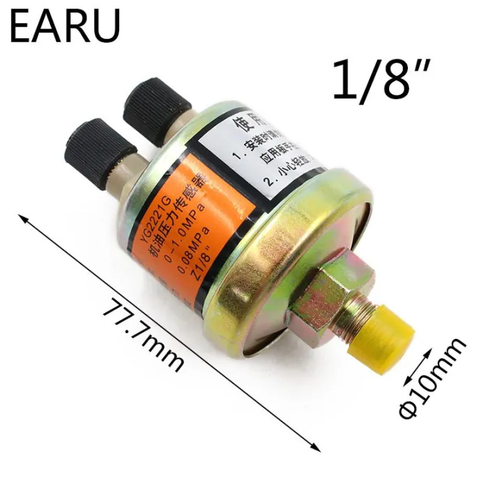High Quality Engine Oil Pressure Sensor Gauge Sender Switch Sending Unit 1/8 NPT 80X40mm Car ...