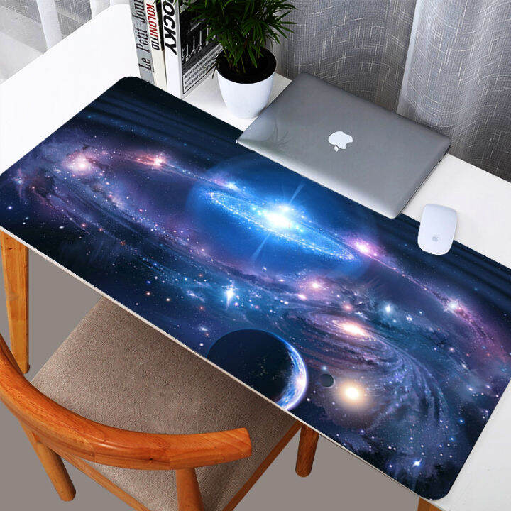 Galaxy Desk Mat Pad Keyboard Mats Deskpad Large Universe Space Gaming ...
