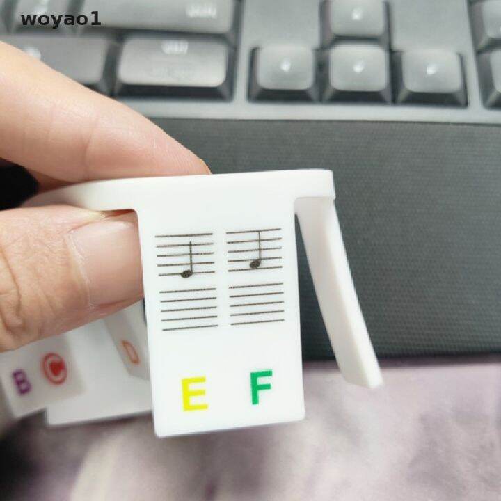 【Ready Stock】 [woyao1] 88 Key Colorful Transparent Piano Keyboard ...