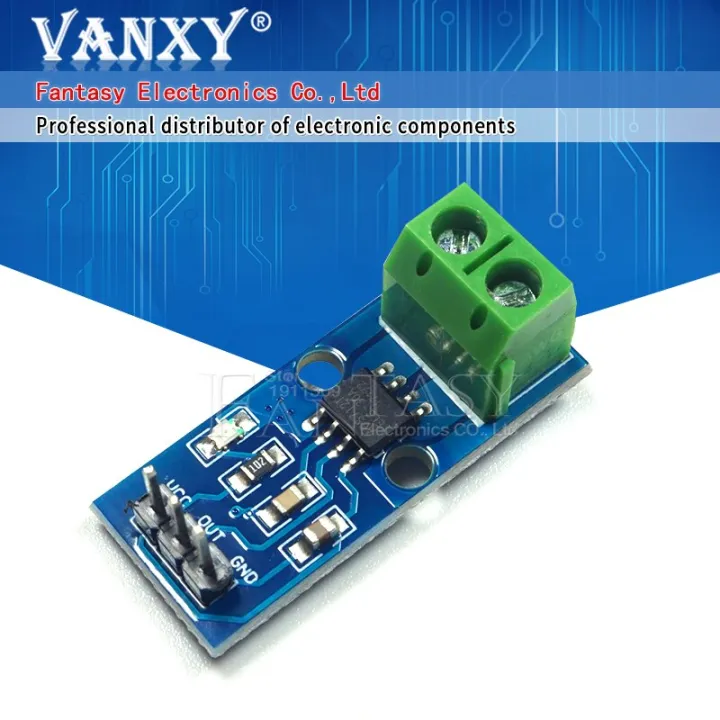 1pcs 30A Range Current Sensor Module ACS712 ACS712ELC 30A Chip Module ...