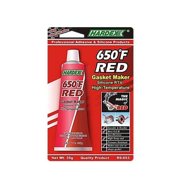 Hardex Red Hi-Temp RTV Silicone Gasket Maker 35g | Lazada PH