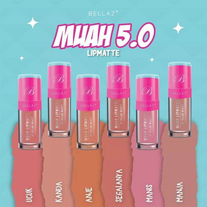 Muah Bellaz Lipmatte 5.0 | Lazada
