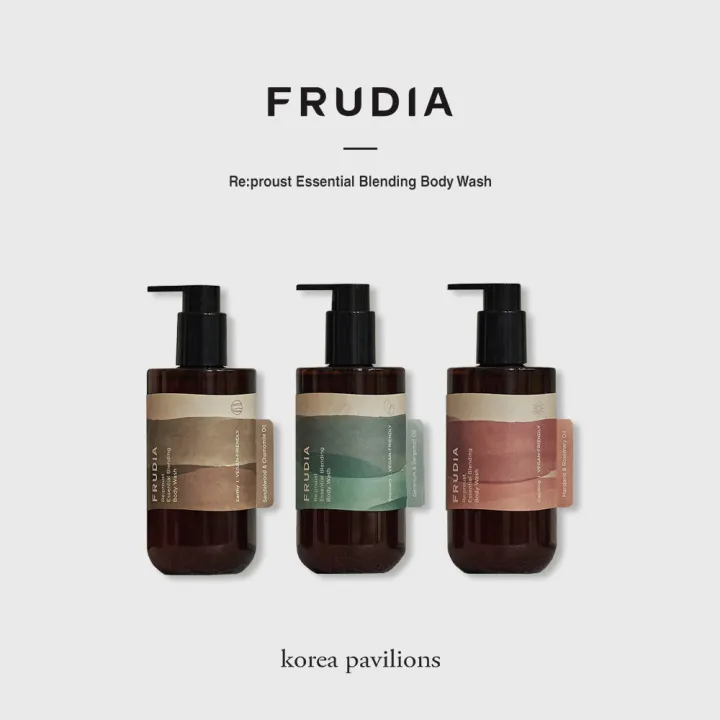 [FRUDIA Official] Re: proust Essential Blending Body Wash (3 scents ...