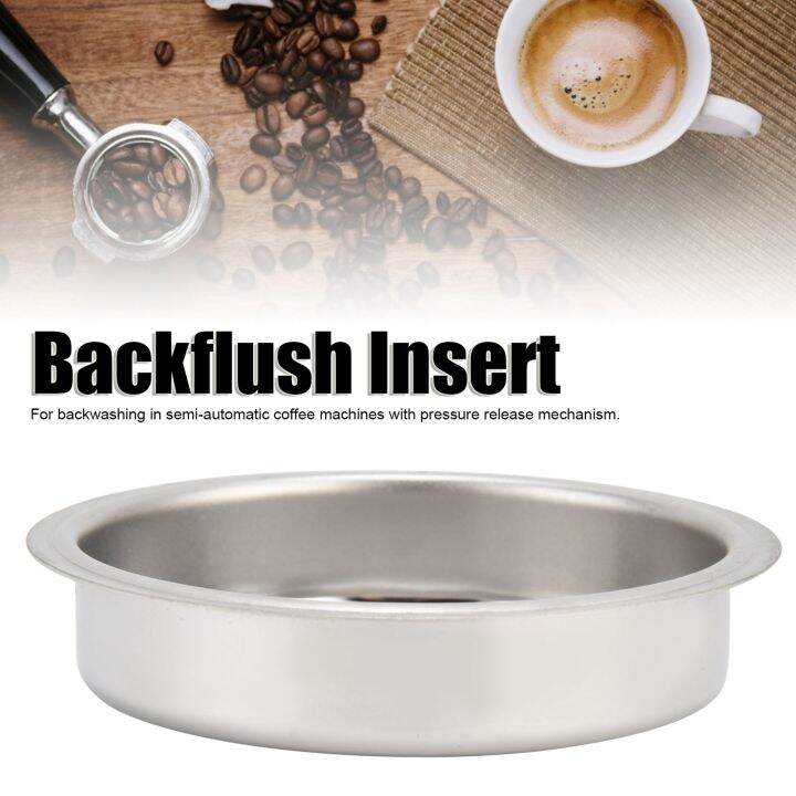 Backflush ใส่ Backflush Disk สแตนเลสน้ำหนักเบาสำหรับเครื่องชงกาแฟสำหรับ ...