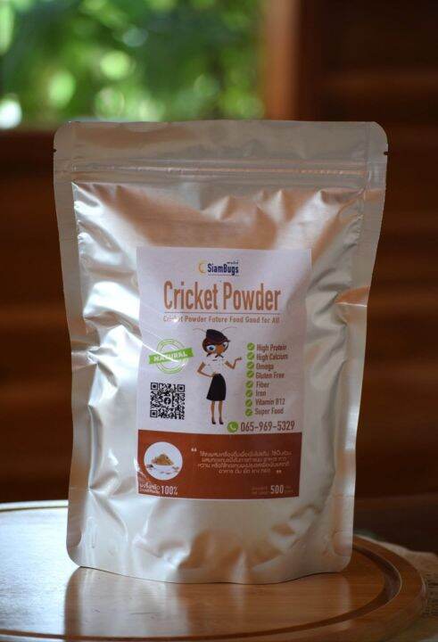 ผงจิ้งหรีด 100% Cricket Powder | Lazada.co.th