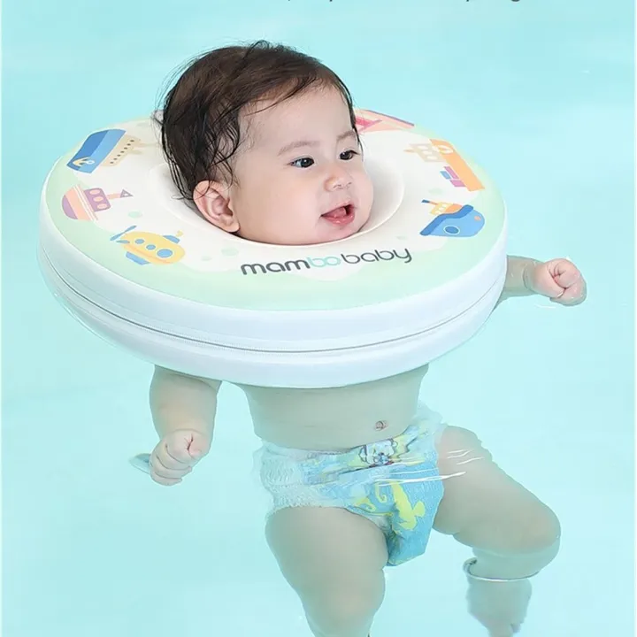 Mambobaby Solid Non-Inflatable Baby Swimming Floating Neck Float Swim ...