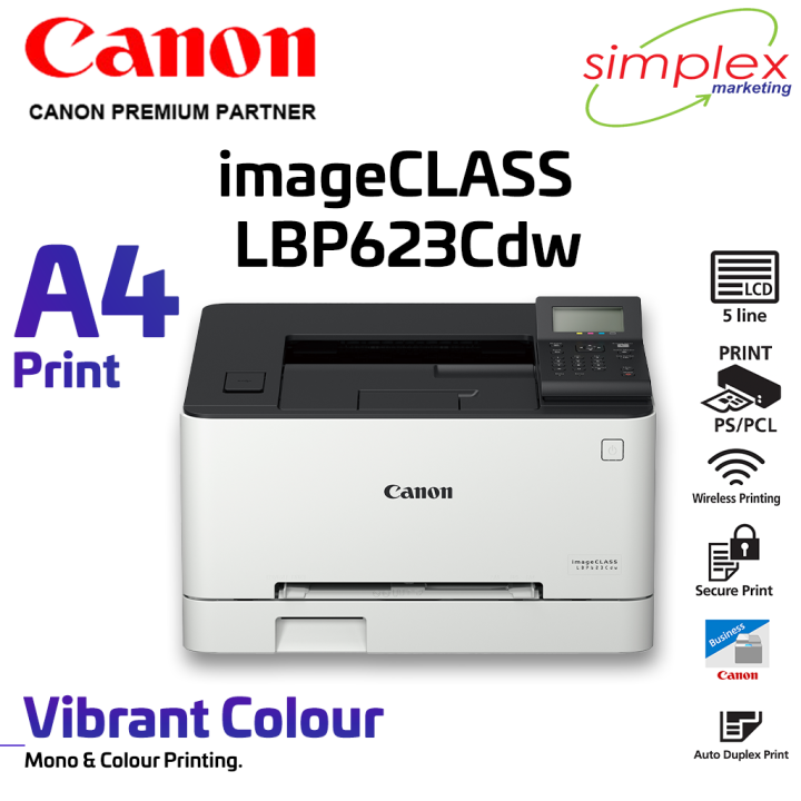 Canon imageCLASS LBP623Cdw Colour Laser Printer (Pre-order) | Lazada