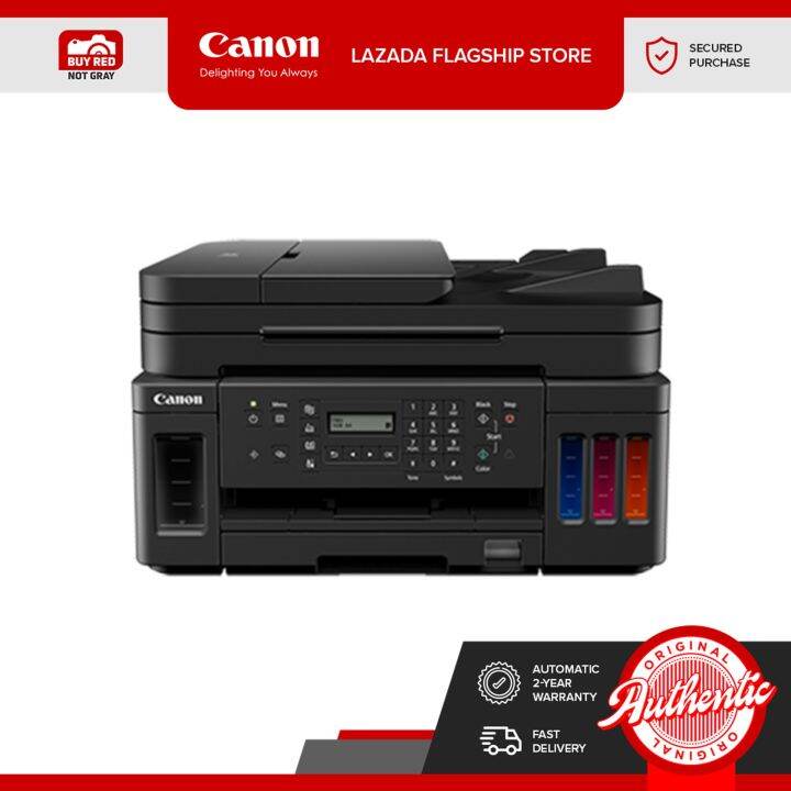Canon PIXMA G7070 Refillable Ink Tank Wireless All-In-One with Fax for ...