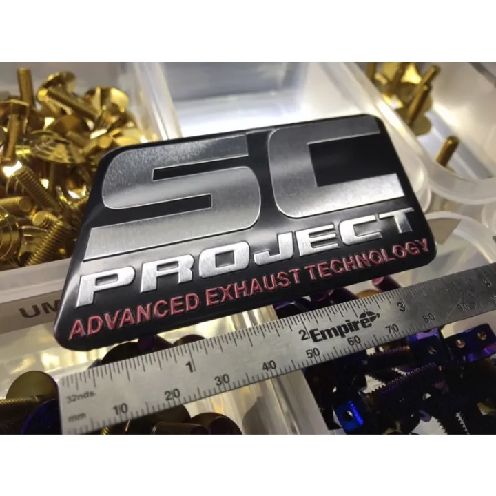 Motorcycle muffler emblem. heat resistant | Lazada PH