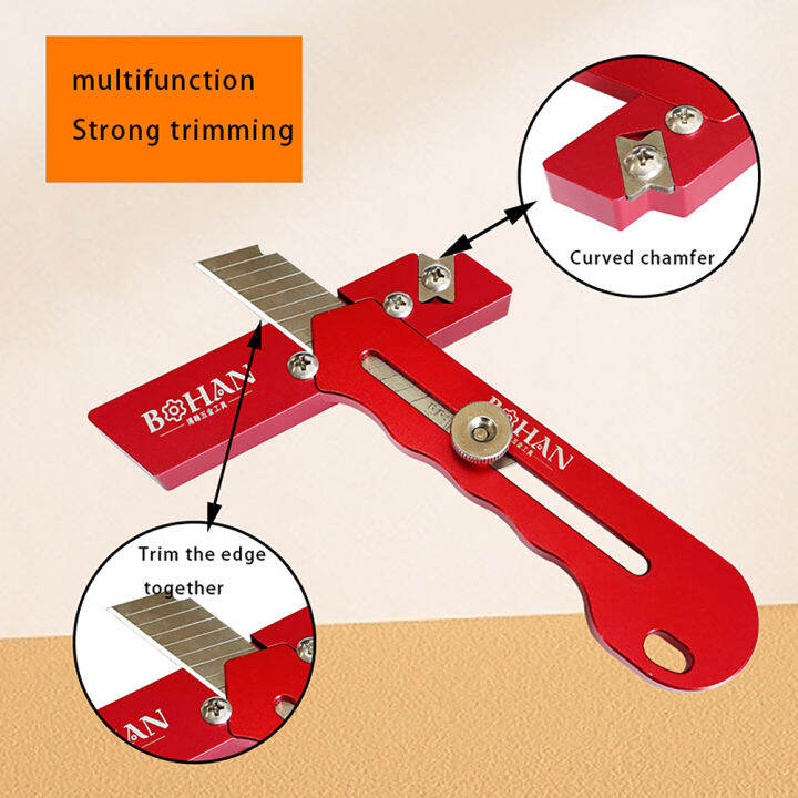 Chamfering Fillet Scraper Deburring Tool Woodworking Edge Corner Planer ...