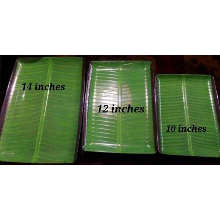 Melawares Rectangular Banana Leaf Plate | Lazada PH