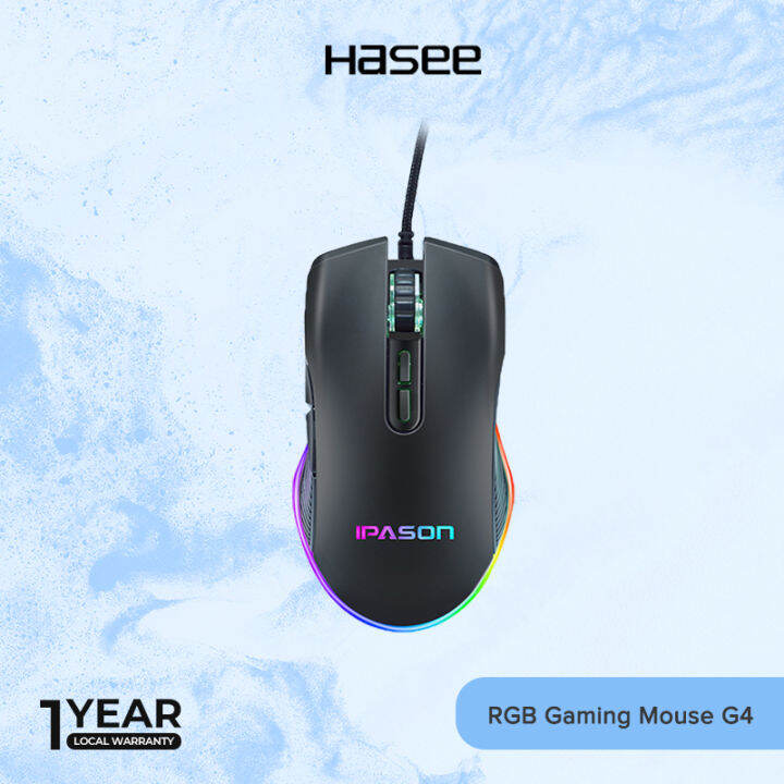 Hasee RGB Backlight Wired Optical Sensor Gaming Mouse | Lazada PH
