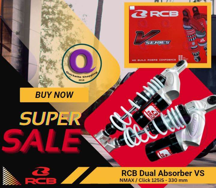 RCB Dual Shock Absorber VS Series Premium Edition for Yamaha NMAX ...
