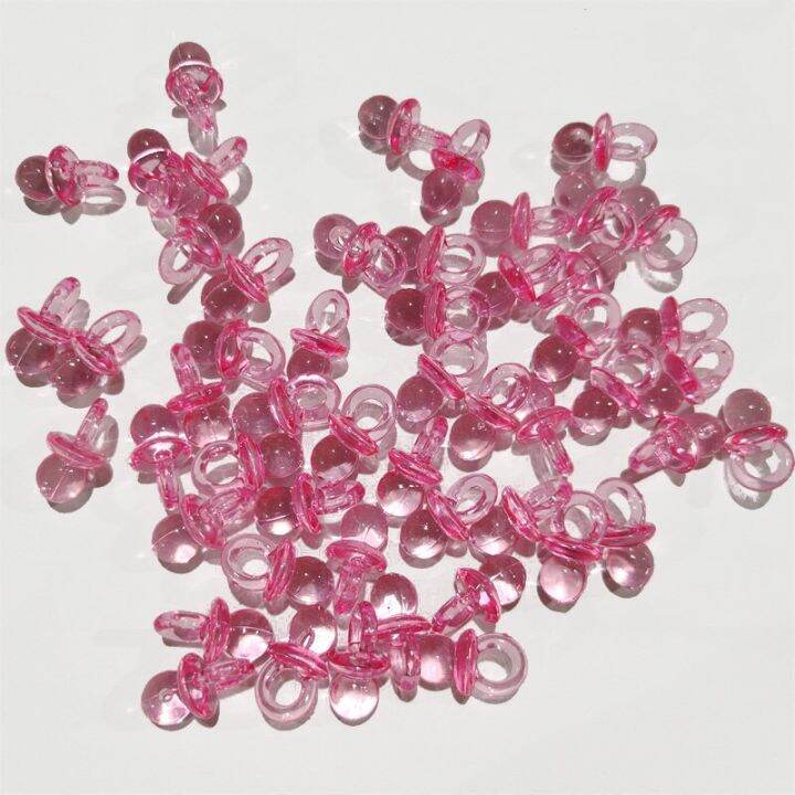 [Hot K] Mini Acrylic Pacifiers Baby Shower Girl Boy Party Favors DIY ...