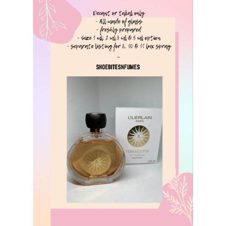 Perfume Sample EDT Le Parfum Terracotta | Lazada PH