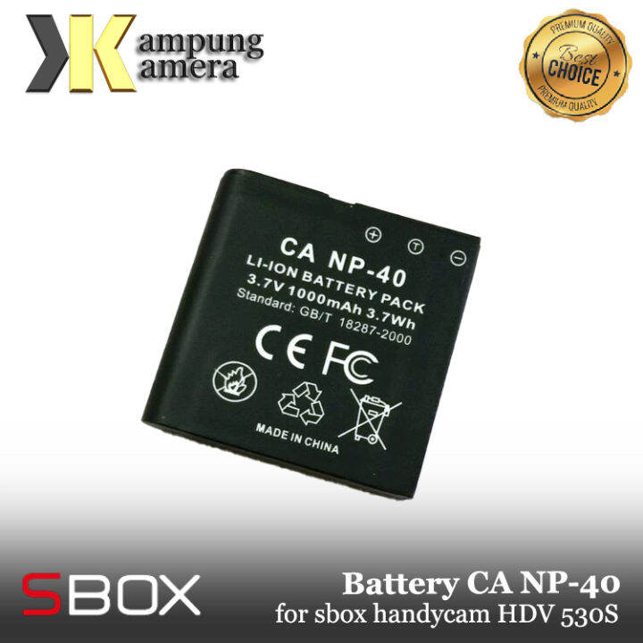SBOX Battery for sbox handycam HDV 530S dan Camera pocket sbox s8 CA NP-40 NP 40 Bl-5B BL 5B ...