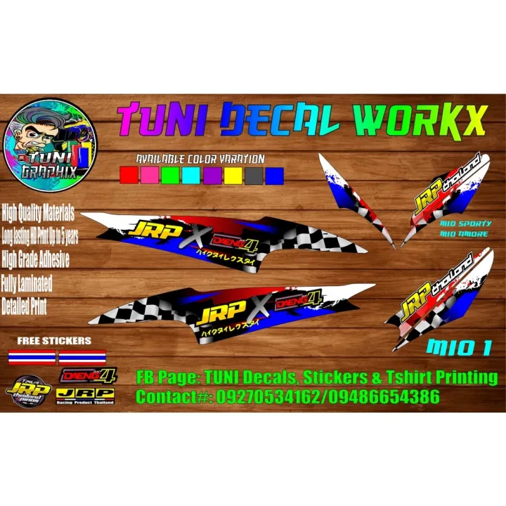 MIO SPORTY/1/AMORE (JRP X DAENG STOCK DECALS) | Lazada PH