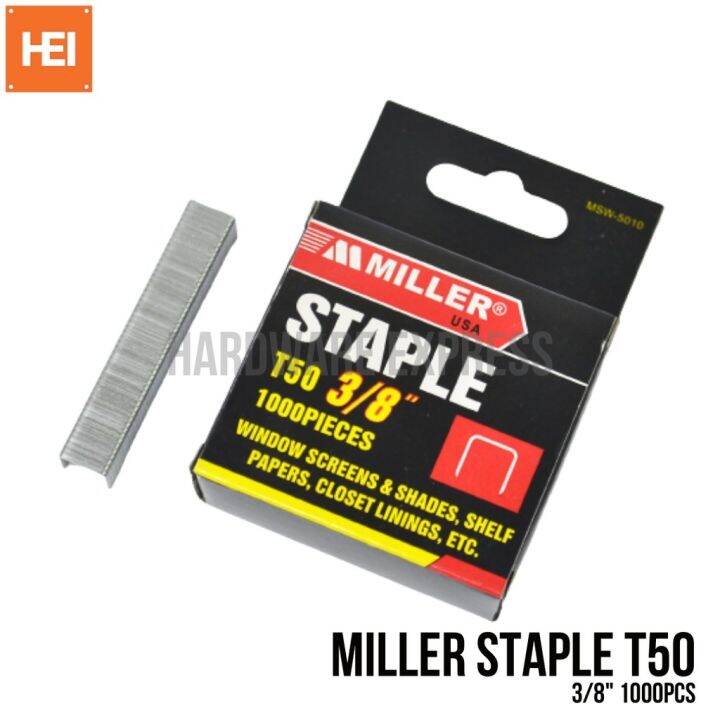 Miller USA Staple Wire T50 3/8 | Lazada PH