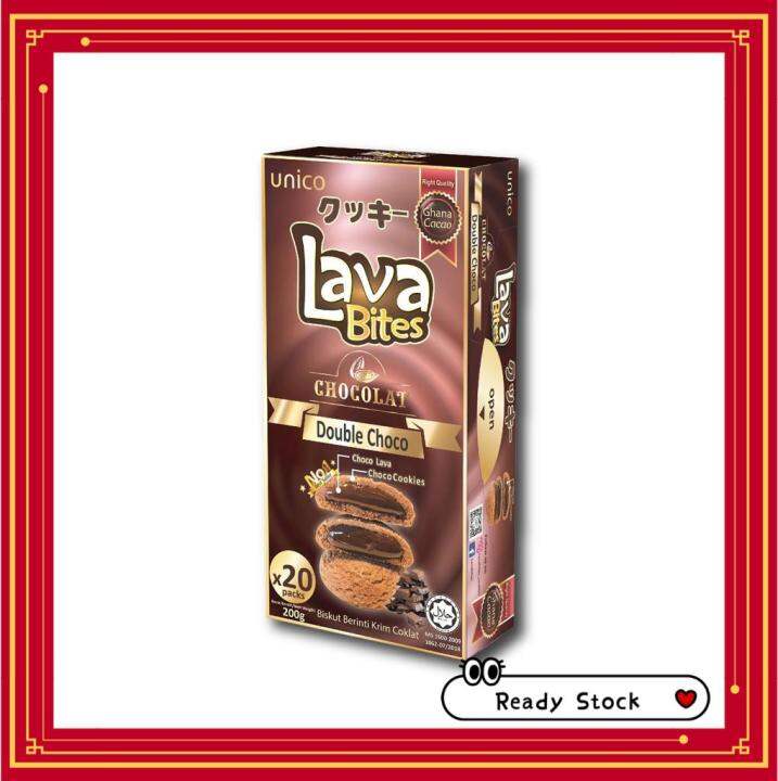 UNICO Lava Bites Double Choco 200g HALAL | Lazada