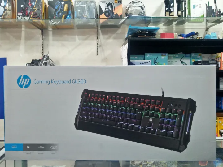 KEYBOARD GAMING HP GK 300 | Lazada Indonesia