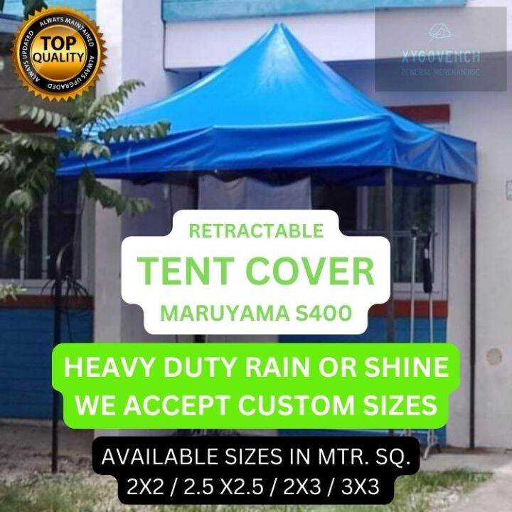 RETRACTABLE TENT COVER REPLACEMENT 2X2, 2X3, 3X3 (MARUYAMA S400) HEAVY ...