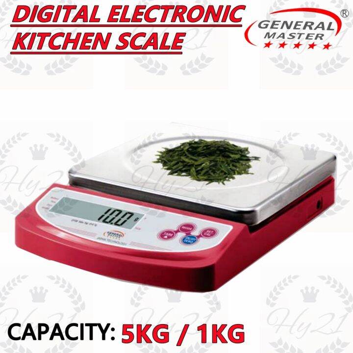 【COD】 General Master 5kg Weighing Scale Electronic Kitchen Scale ...