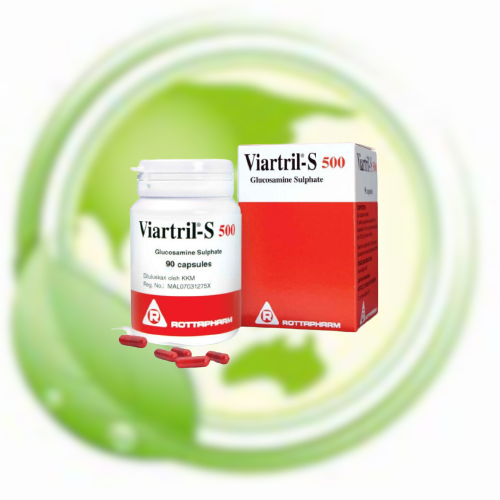 Viartril-S CAPSULES 500 (90's) Exp:5/25 | Lazada