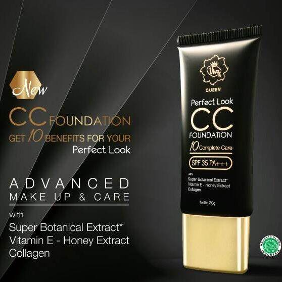 Viva Queen Perfect Look CC Foundation with Vitamin E, Collagen & SPF 35 ...