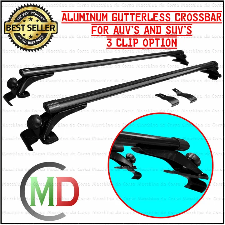 Universal Aluminum Gutterless Crossbar for Avanza 2005 to 2021 and all ...