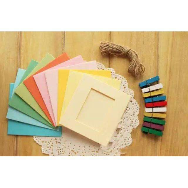 10 Frame Foto Gantung + 2m tali rami | Lazada Indonesia