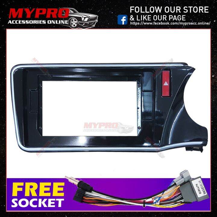 Honda City 2014 - 2019 Android 10'' Inch Player Casing + Socket | Lazada