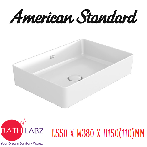 AMERICAN STANDARD CCASF412-1000410F0 55CM ACACIA SUPASLEEK VESSEL WASH ...