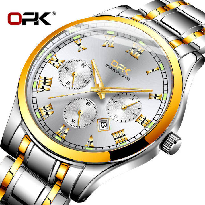 OPK wacth for men water proof sale original stainless relo gift for men ...