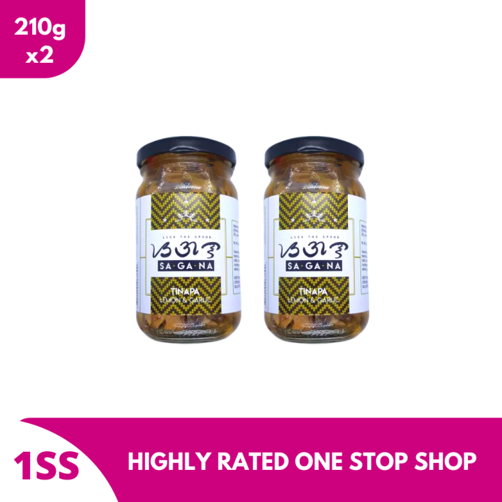 Sagana Tinapa Lemon Garlic 210g x2 | Lazada PH